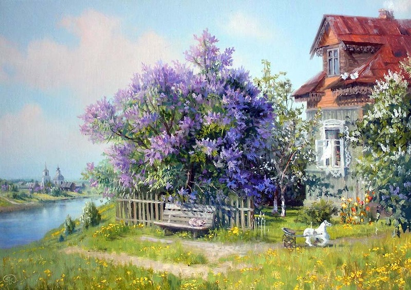 Vladimir Zhdanov, 1959 | Siberian landscape painter | Tutt'Art ...